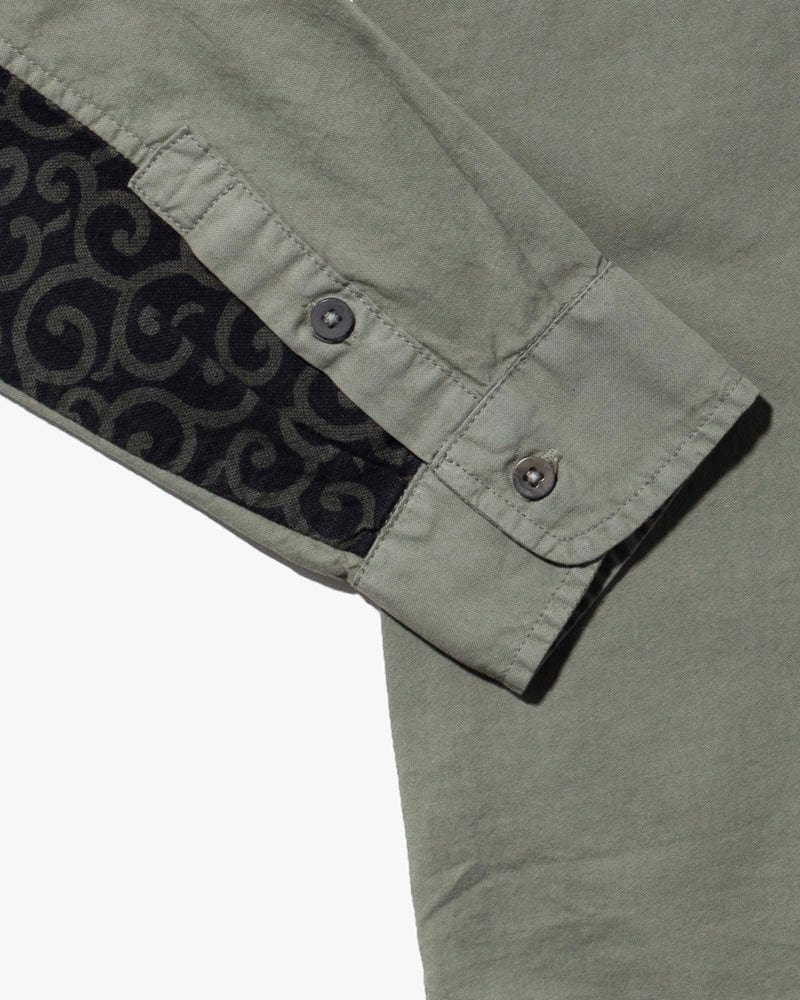 Kiriko Original Shirt, Long Sleeve Button-Up, Mandarin Collar, Tokusa ...