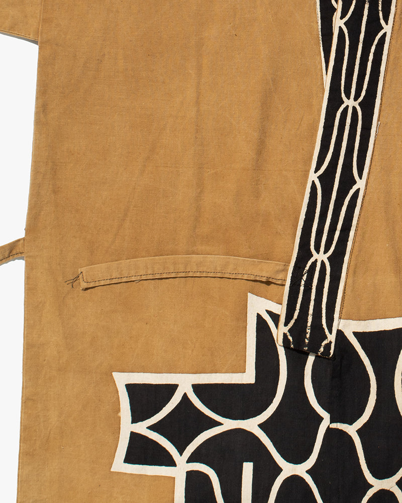 Vintage Ainu Robe, Brown with Black and Cream Details – Kiriko Made