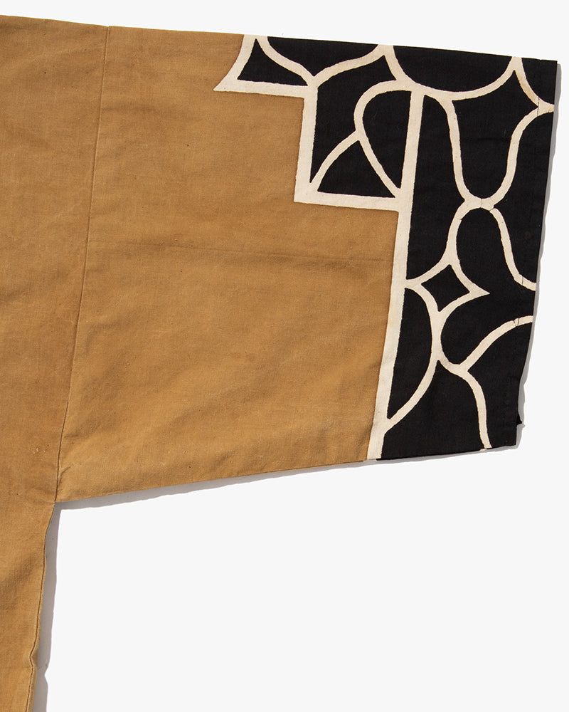 Vintage Ainu Robe, Brown with Black and Cream Details – Kiriko Made
