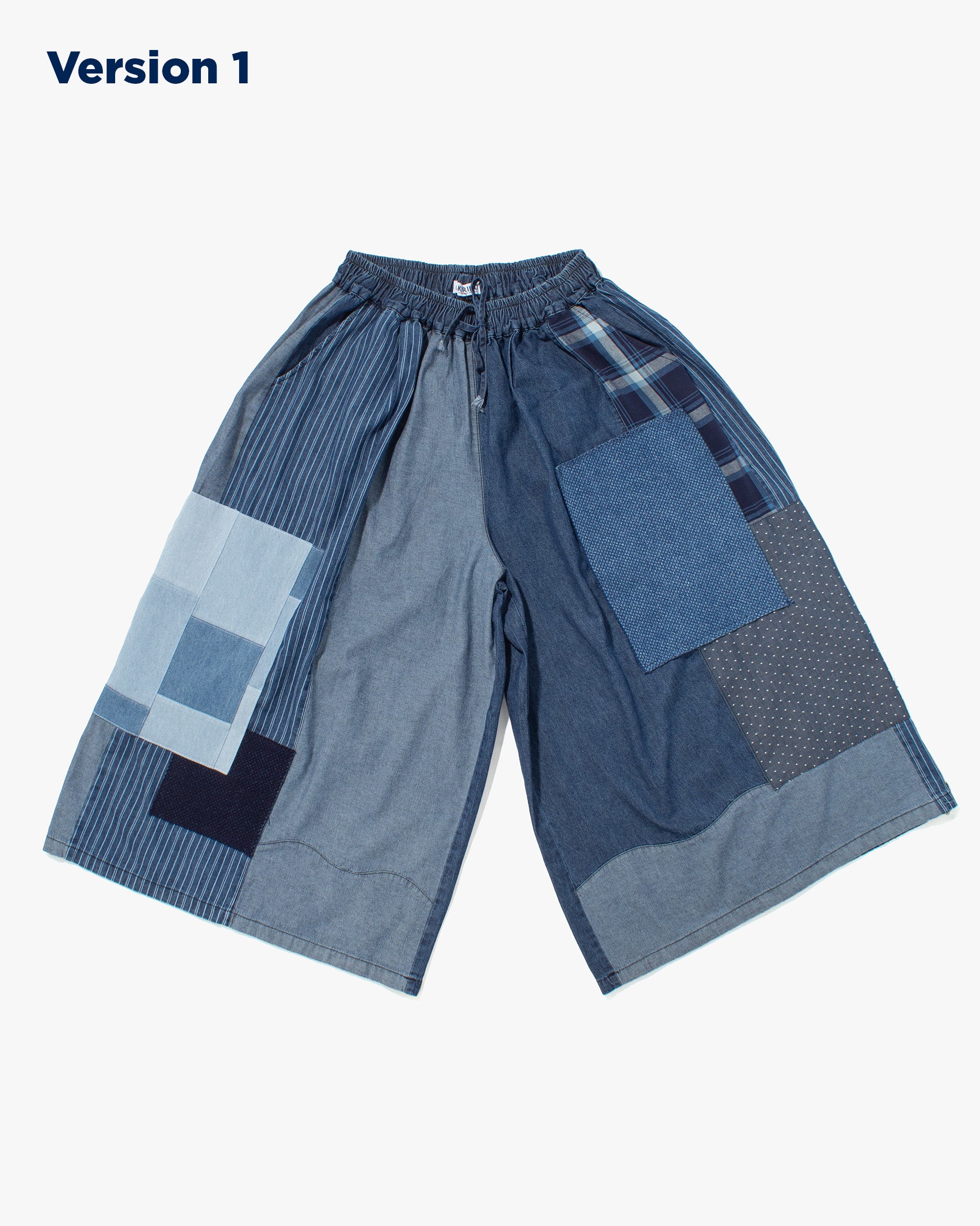 Kiriko Custom Pants, Washed Indigo Patched, Wide Leg – Kiriko Made