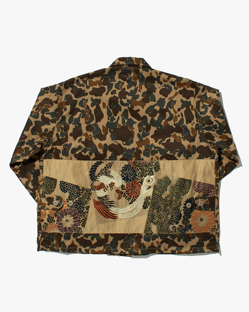 Kiriko Custom Military Jacket, Camo Patched, Obi Phoenix #1 and White ...