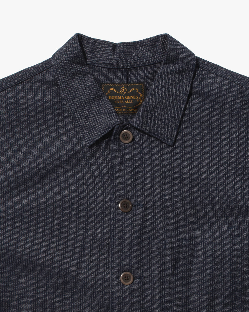Japanese Repro Chore Coat, XL, Kojima, Striped – Kiriko Made