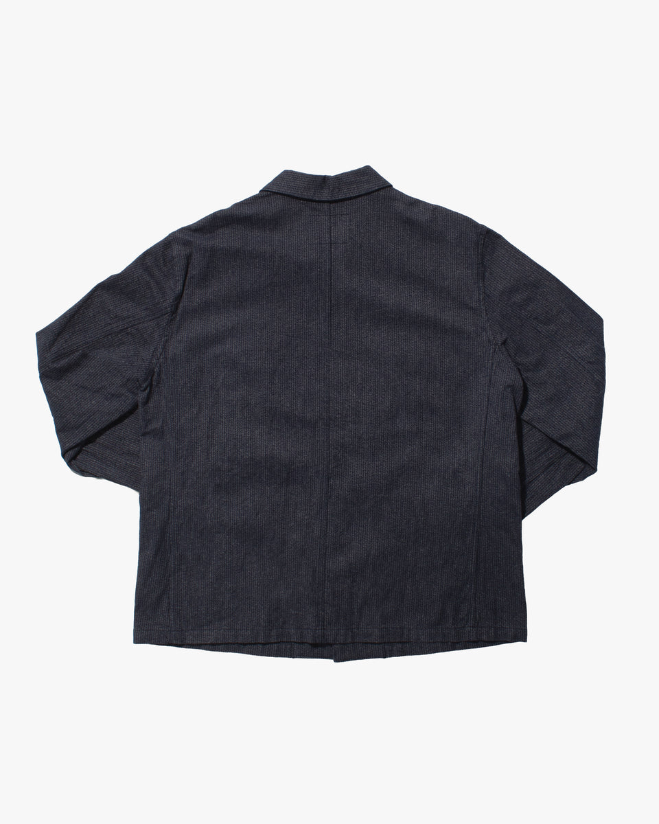 Japanese Repro Chore Coat, XL, Kojima, Striped – Kiriko Made