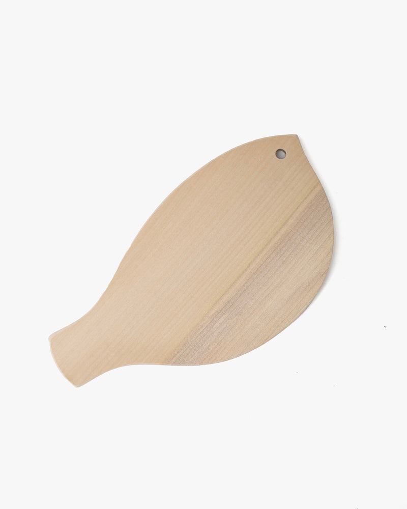 Cutting Board, Yamaichi, Fish Fugu, Hinoki Wood – Kiriko Made