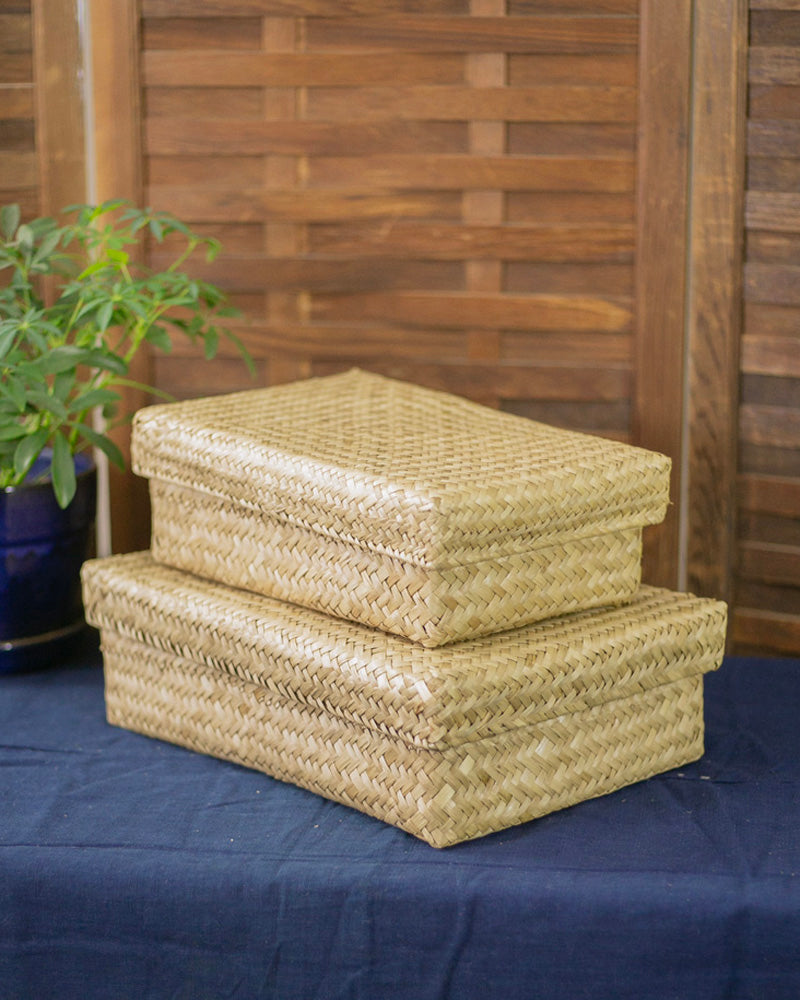 Kokoro Original, Woven Bamboo Box – Kiriko Made