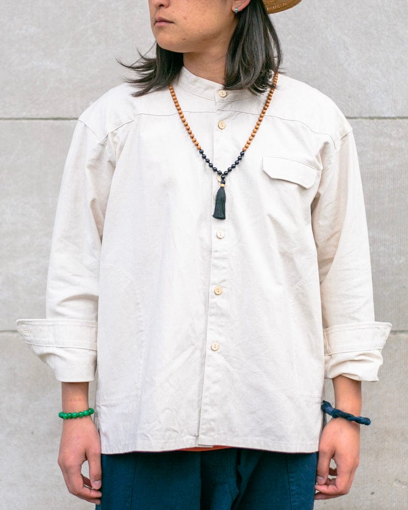 Ennichi Shirt, Yama, White – Kiriko Made