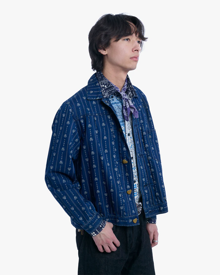 Japanese Repro Jacket, M, Glad Hand Co., Blue – Kiriko Made