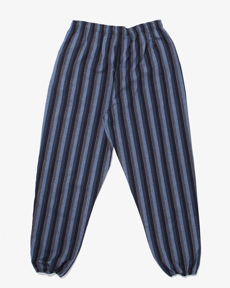 ToK Monpe Pants, Men's, Variated Shima, Multicolored Blue – Kiriko Made