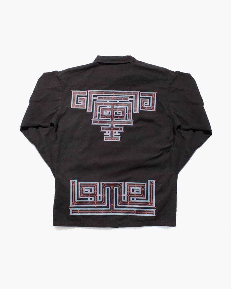 Kiriko Custom, Printed Military Jacket, Rip Stop Tiger Camo, Black ...