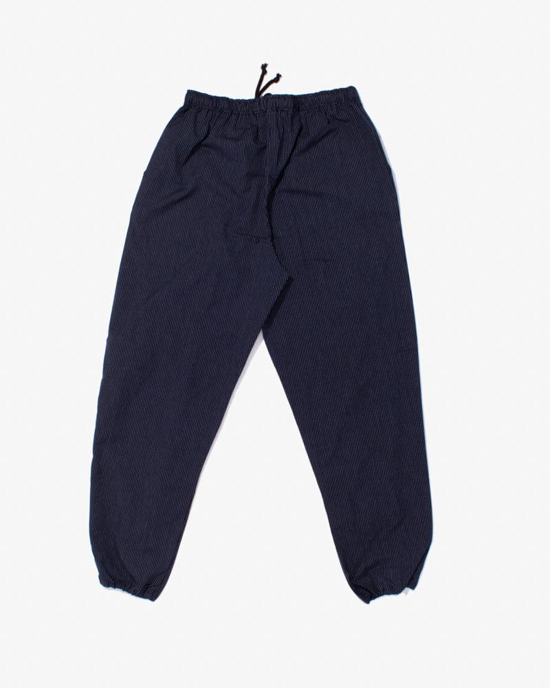 ToK Monpe Pants, Men's, Indigo with Thin Light Blue Shima – Kiriko Made
