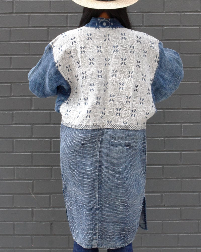 Vintage Noragi Jacket, Boro, Kogin Sashiko and Sakiori – Kiriko Made